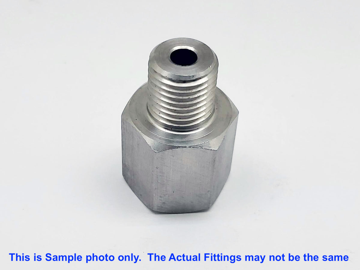 M20x1.5 Female to M11x1.25 Male Stainless Sensor Adaptor Fittings Conv ...