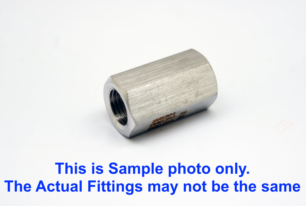 1/8" NPT Female to BSP G 1/4" Female Stainless Sensor Adaptor Fitting ...