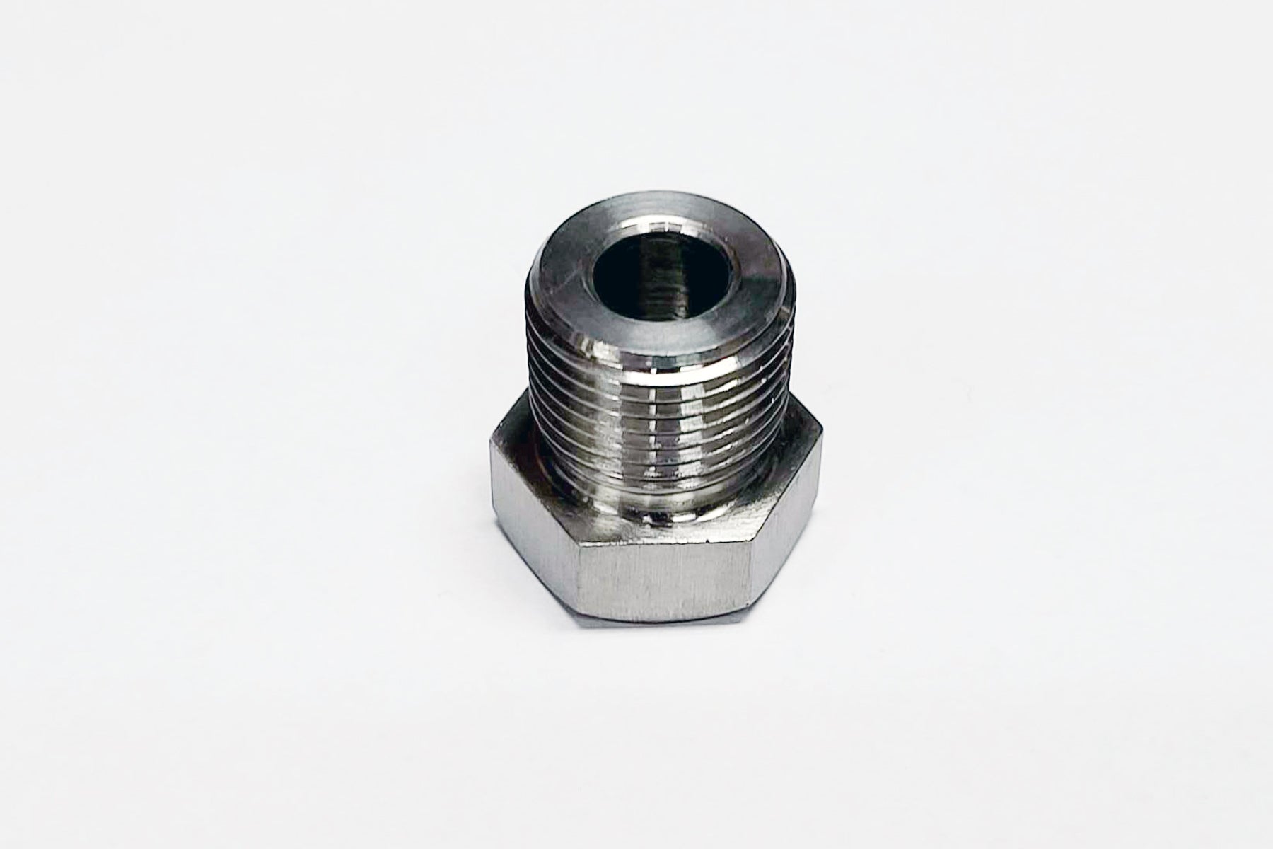 M8x1.0 Female to 1/4" NPT Male Stainless Sensor Adaptor Fittings Conve ...
