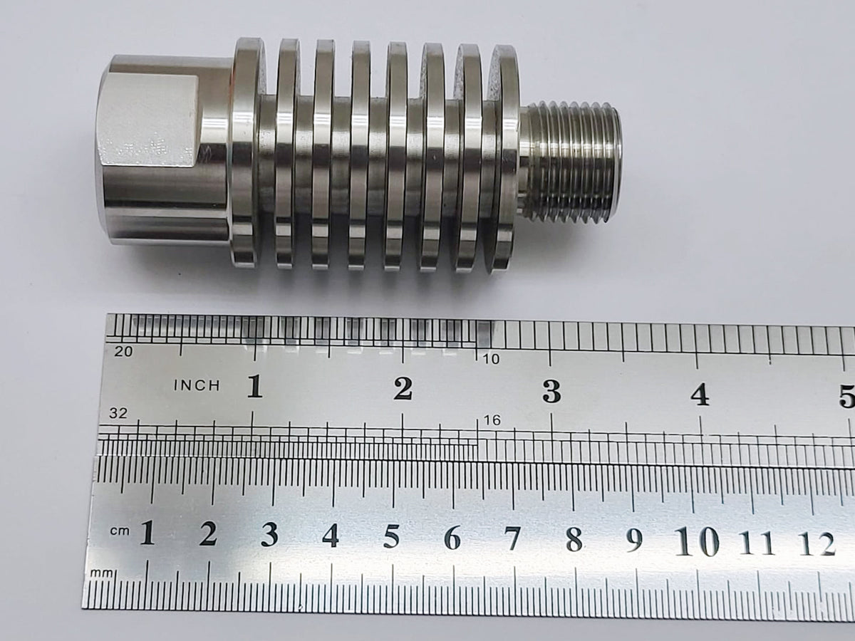 Stainless Heat Sink Adaptor for High Temp Pressure Gauge Sensor M20 to ...